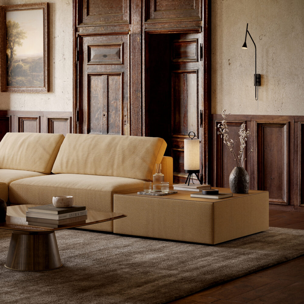 Edward Modular Sofa Just Got Smarter: Discover New Accessories